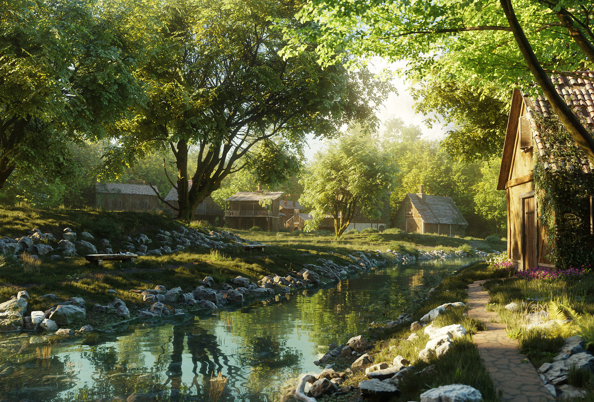 ArtStation - Little River