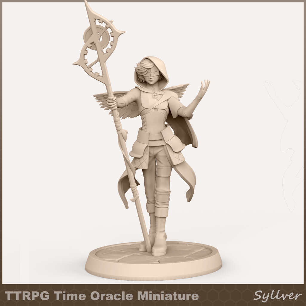 ArtStation - TTRPG Time Oracle Mini