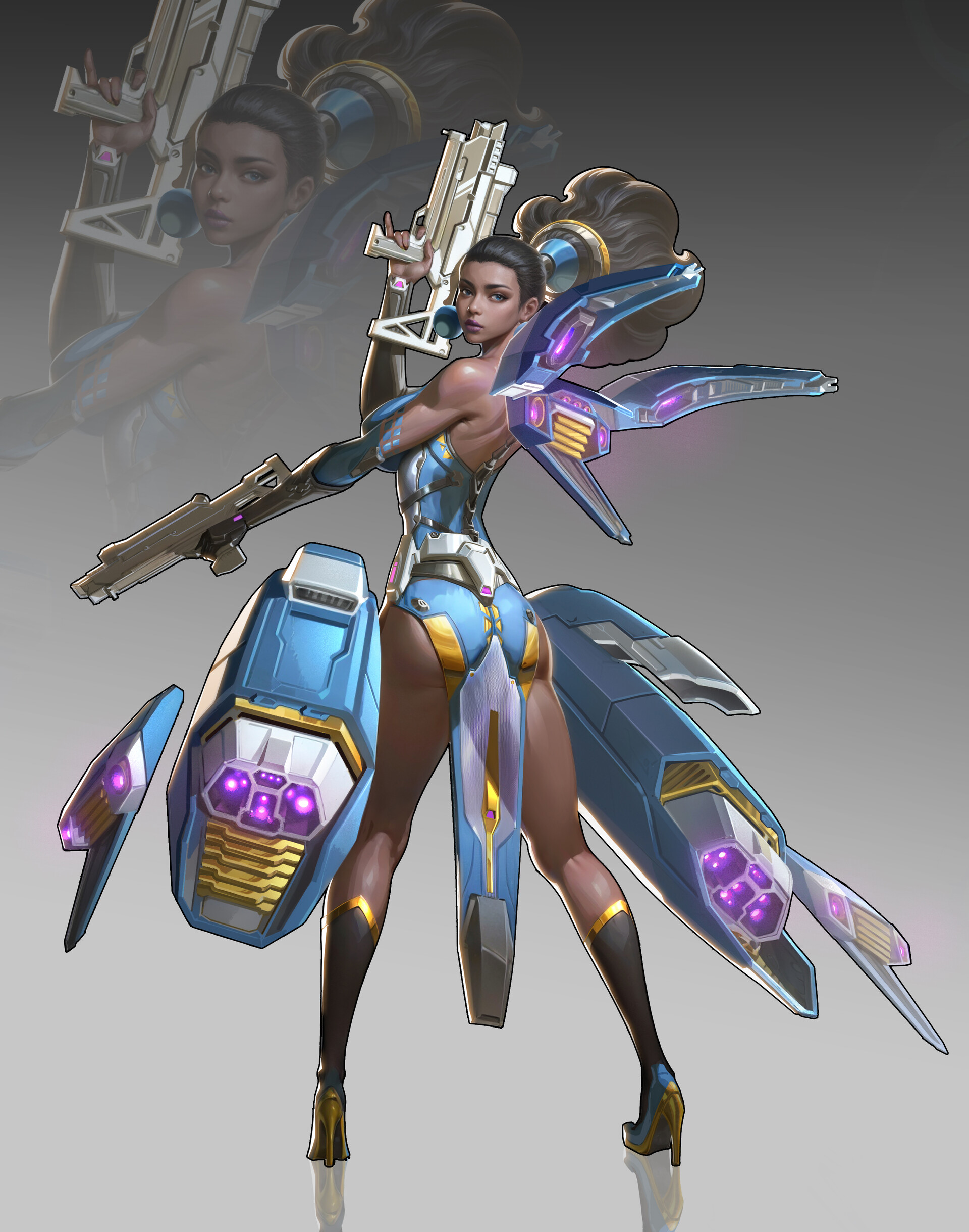 ArtStation - speed girl