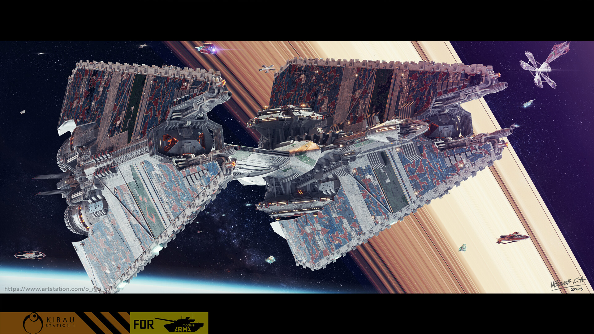 ArtStation - Babylon5 - Narn`s T'Loth heavy cruiser (1\4000 3d ...