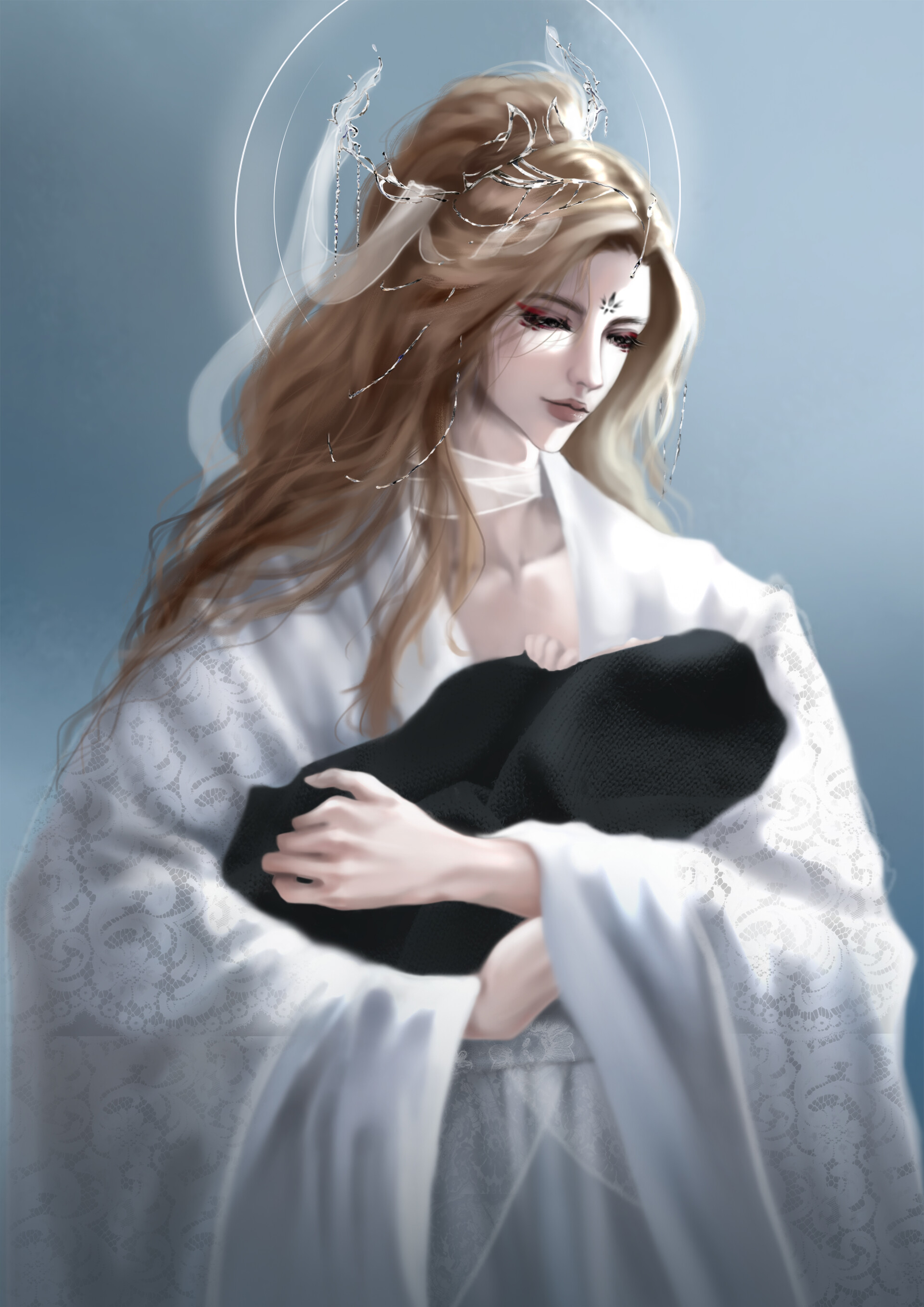 ArtStation - (OC) The god, who loves flowers