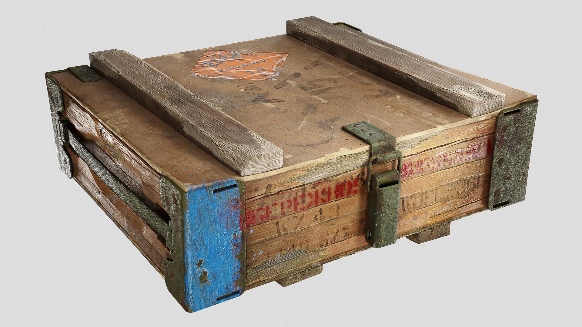 volodymyr iliukhin - Old Damaged Military Crate