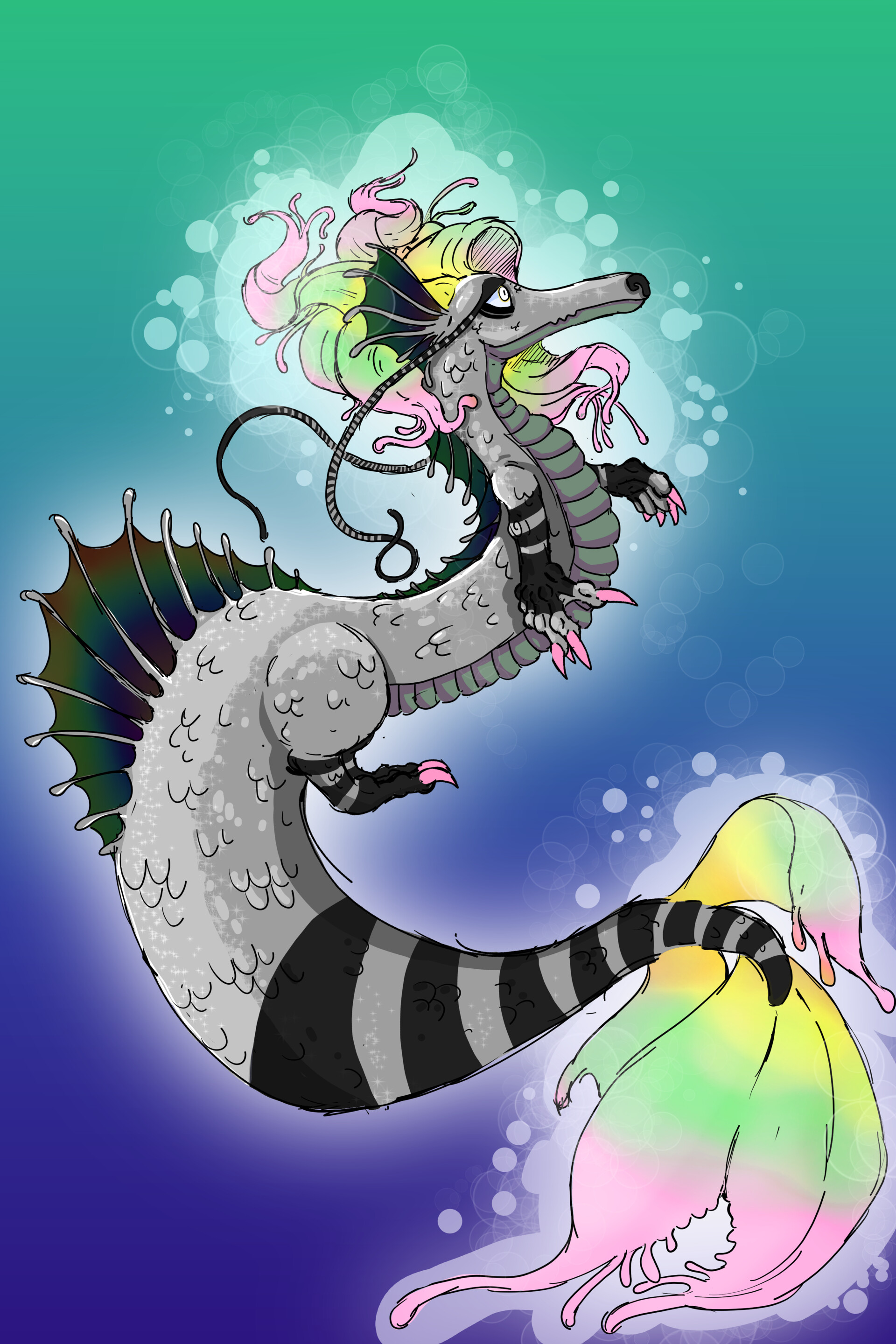 ArtStation - Dragon Mermaid Color Concept