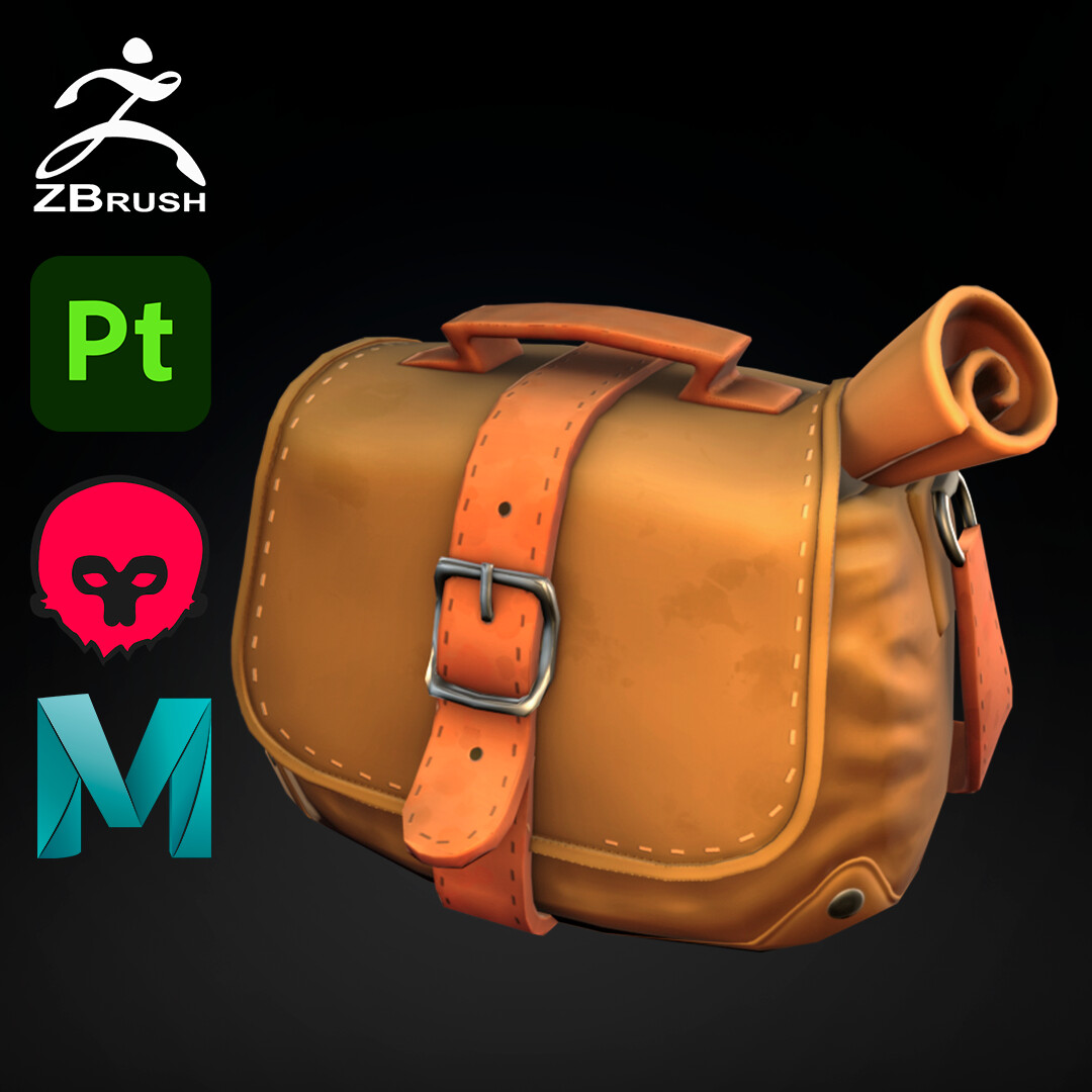 ArtStation - Stylized Bag