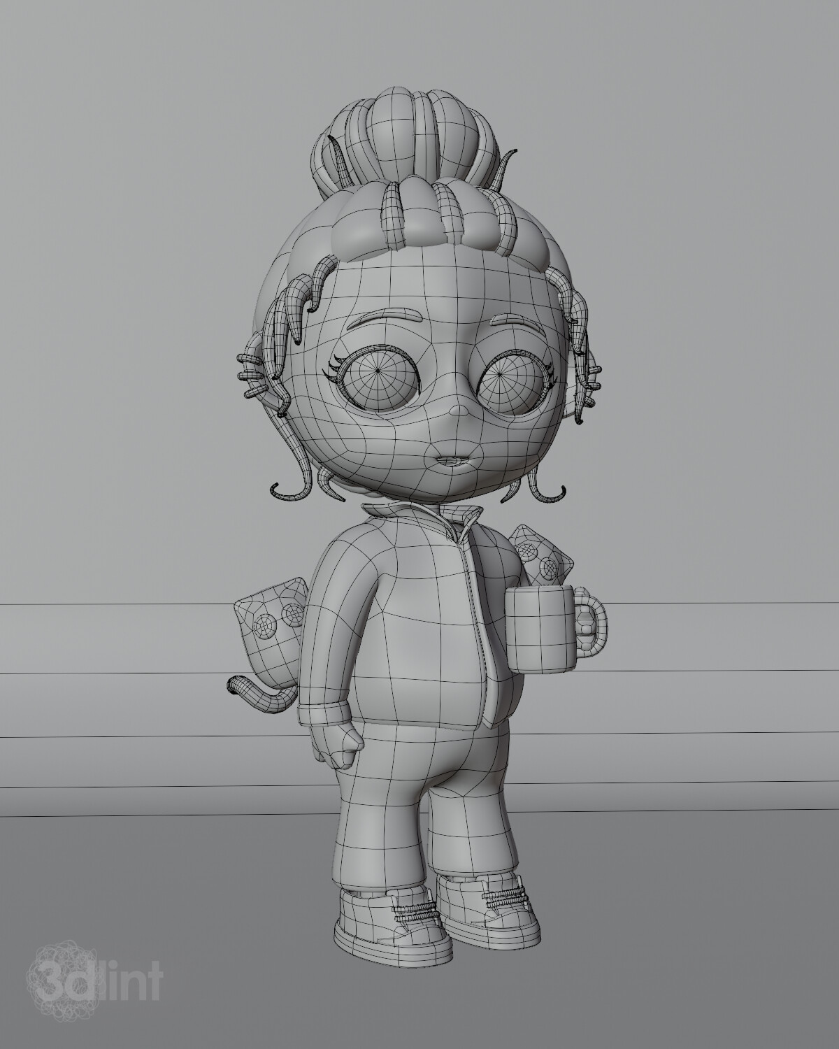 Verica Hupe (3dlint) - Chibi Avatar (Blender 3D)