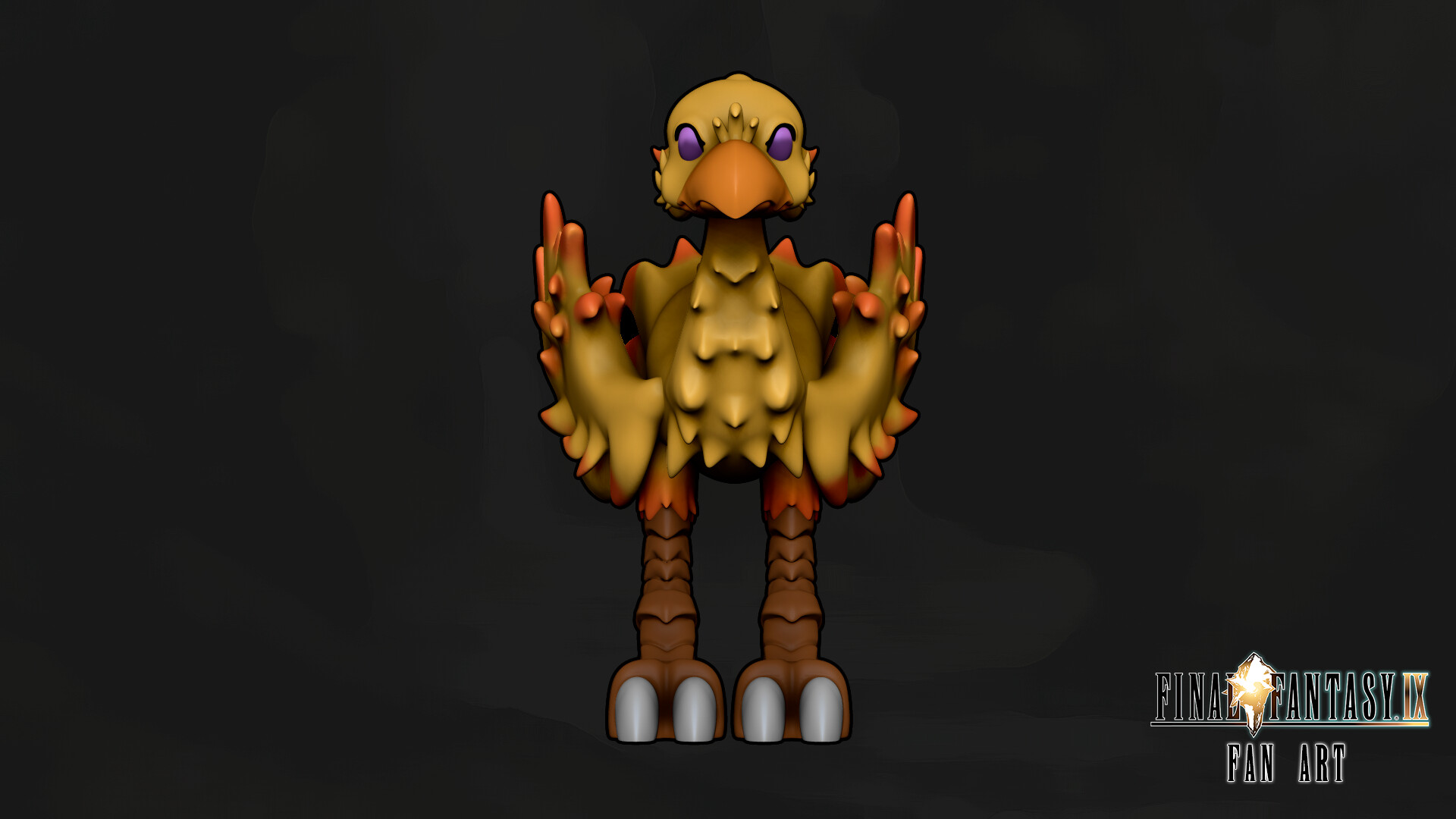 Pablo Ruiz - Final Fantasy IX Chocobo Fan Art