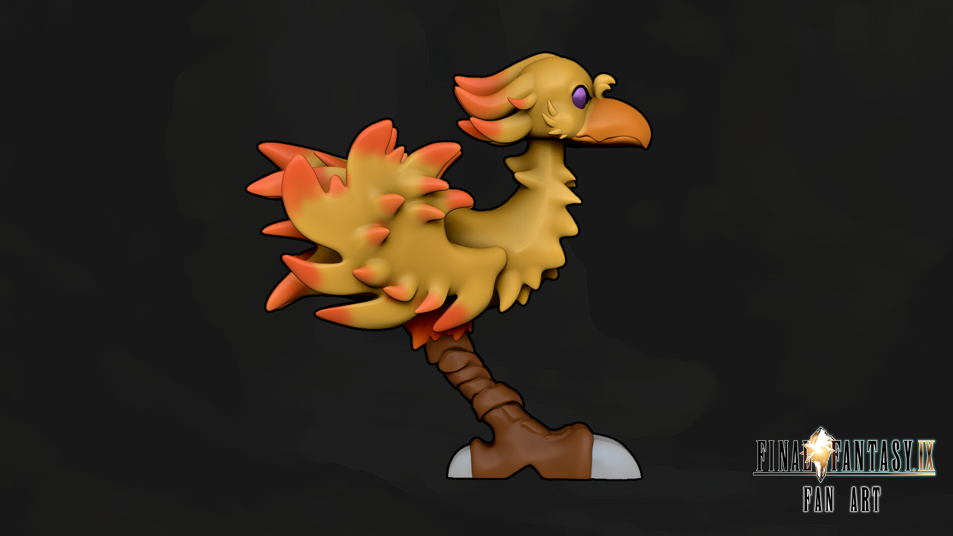 Pablo Ruiz - Final Fantasy IX Chocobo Fan Art