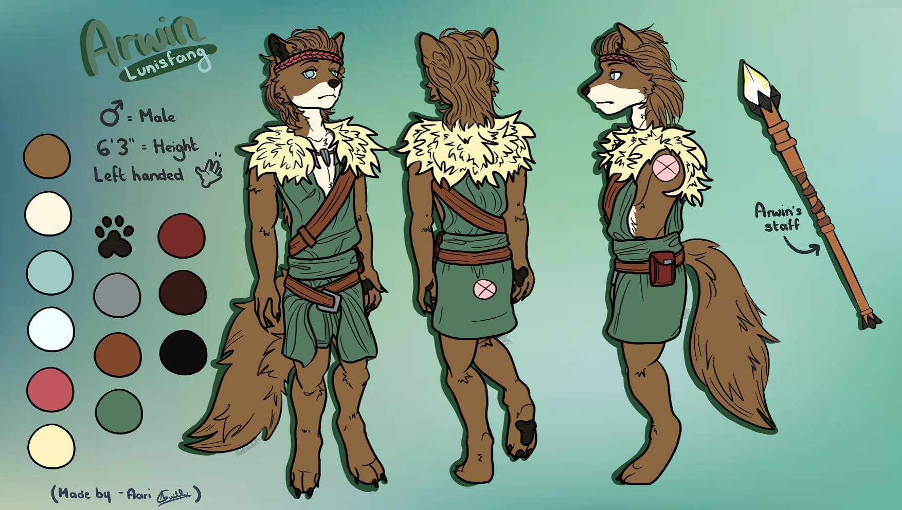 ArtStation - Arwin ref sheet