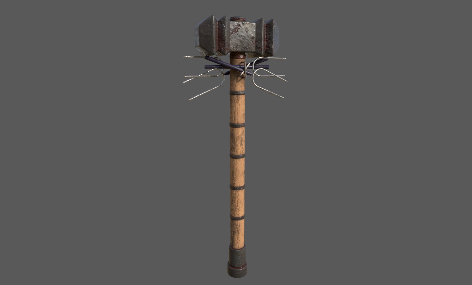 ArtStation - Post apocalyptic hammer