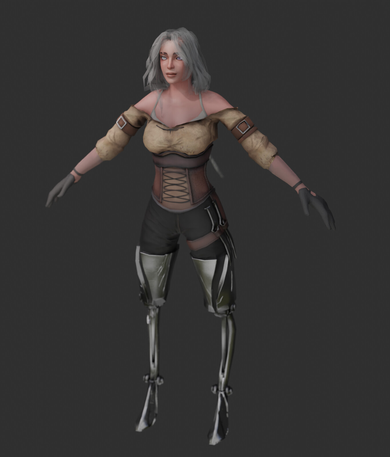 Angelic Aram - Focused Renders of Lunaris: Original Character