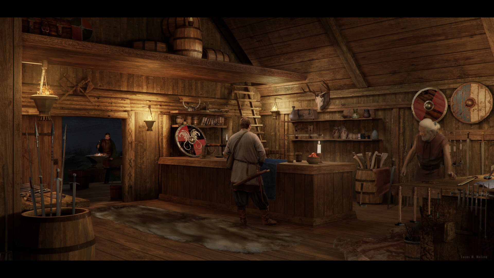 ArtStation - Viking Blacksmith