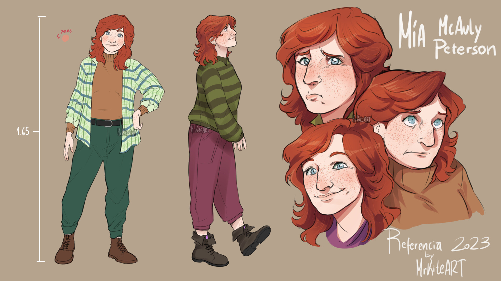 ArtStation - Mia Ref.Sheet