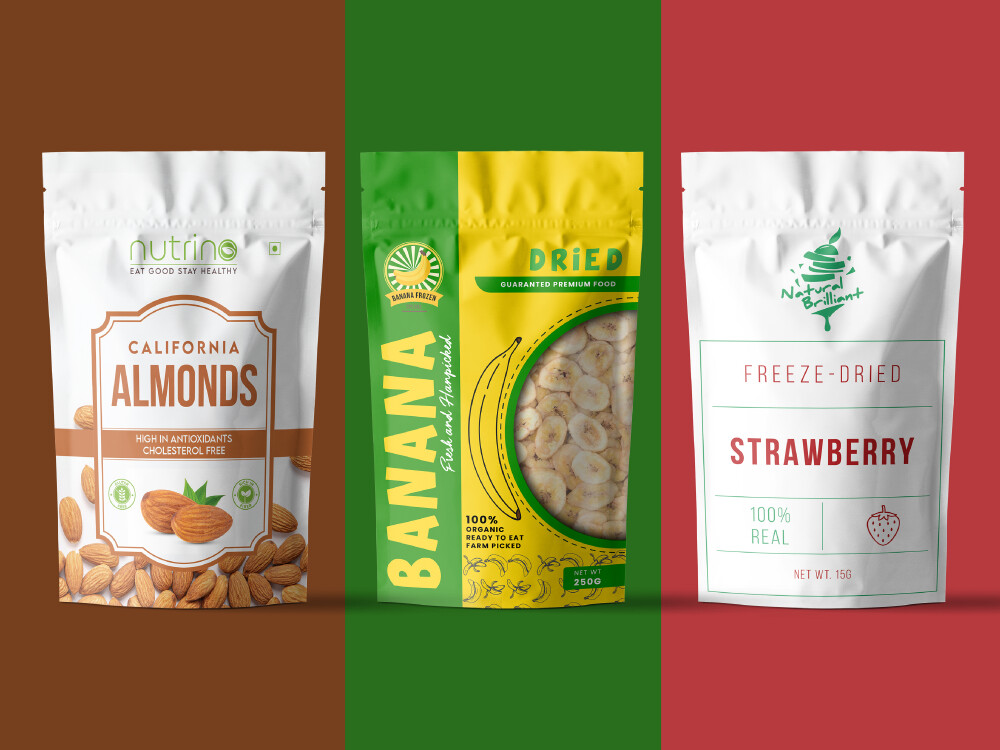 ArtStation - Pouches Label Design