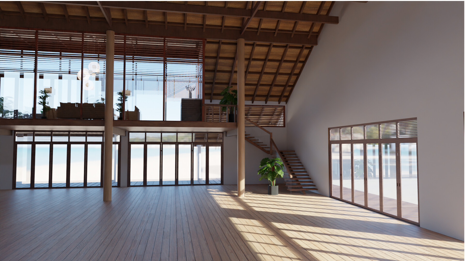 Evan Green - Multipurpose Hall design for Maldivian Resort