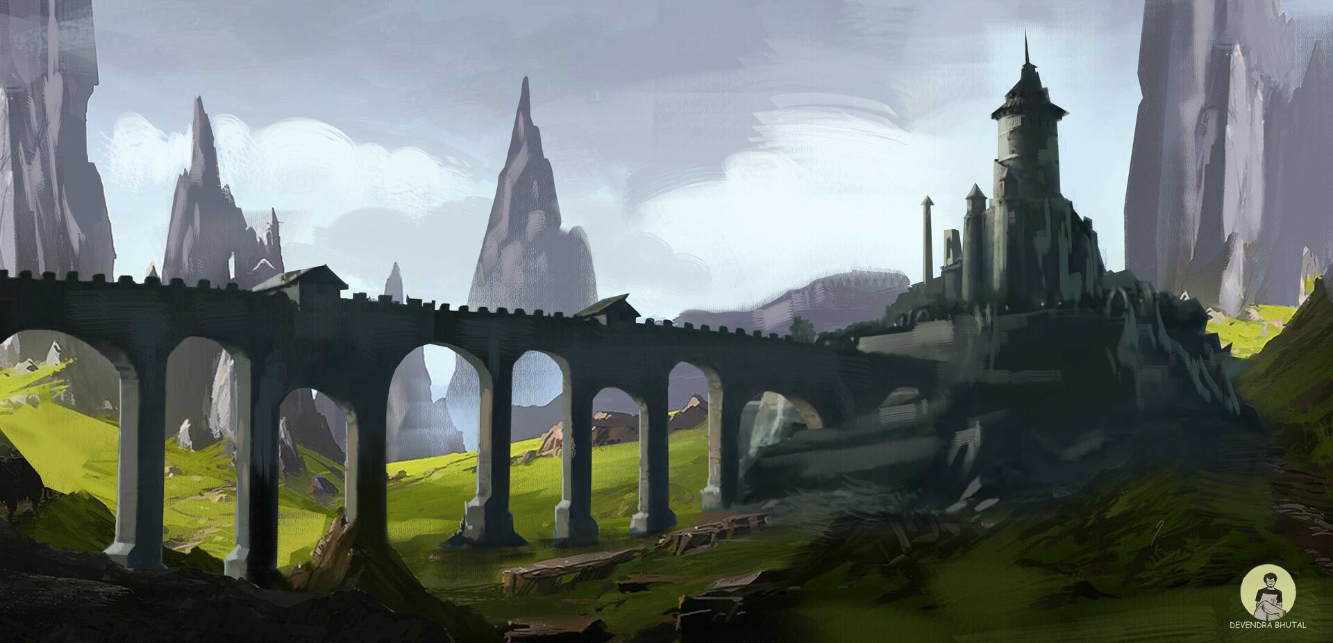 ArtStation - Digital Matte Painting