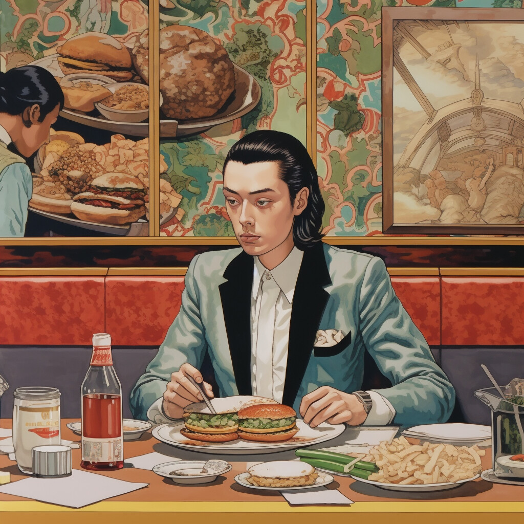 ArtStation - Reviewbrah Yakuza Ukiyo-e