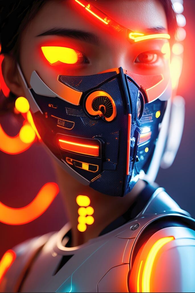 ArtStation - Angel Asian Mask 5