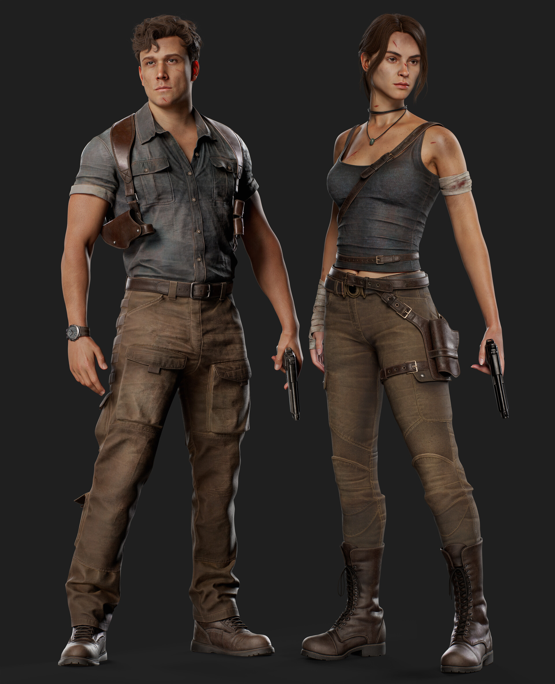 3D Scan Store - Explorer Characters