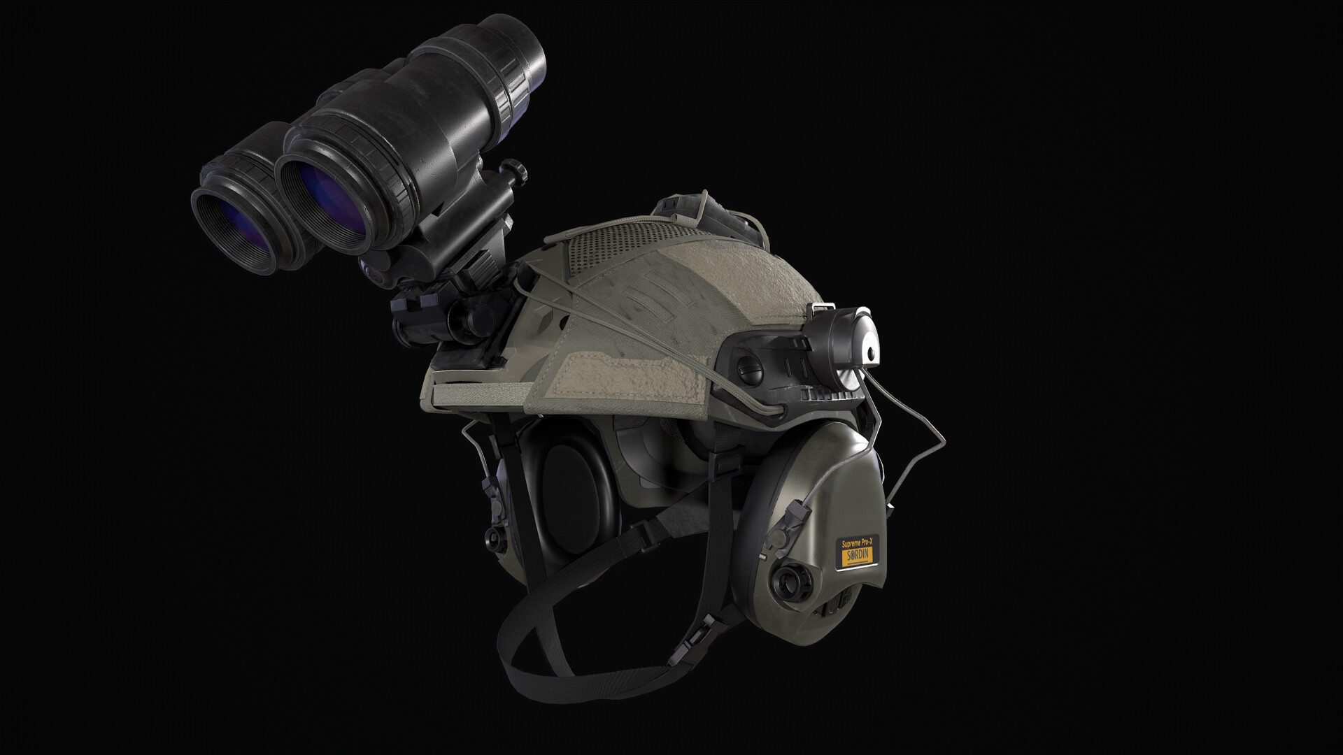 ArtStation - FAST Tactical Helmet Combat Setup