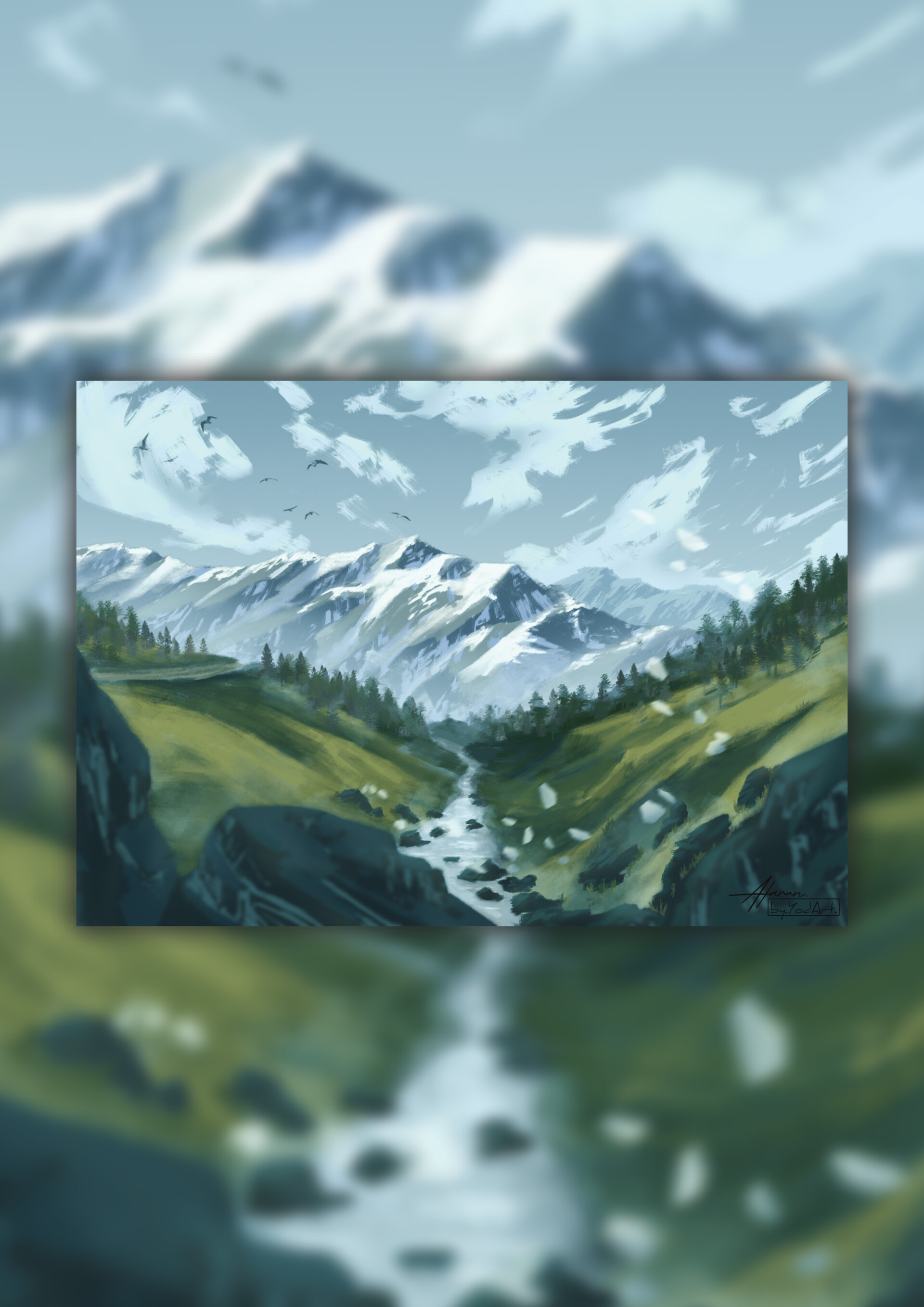 ArtStation - Enviro concept art.