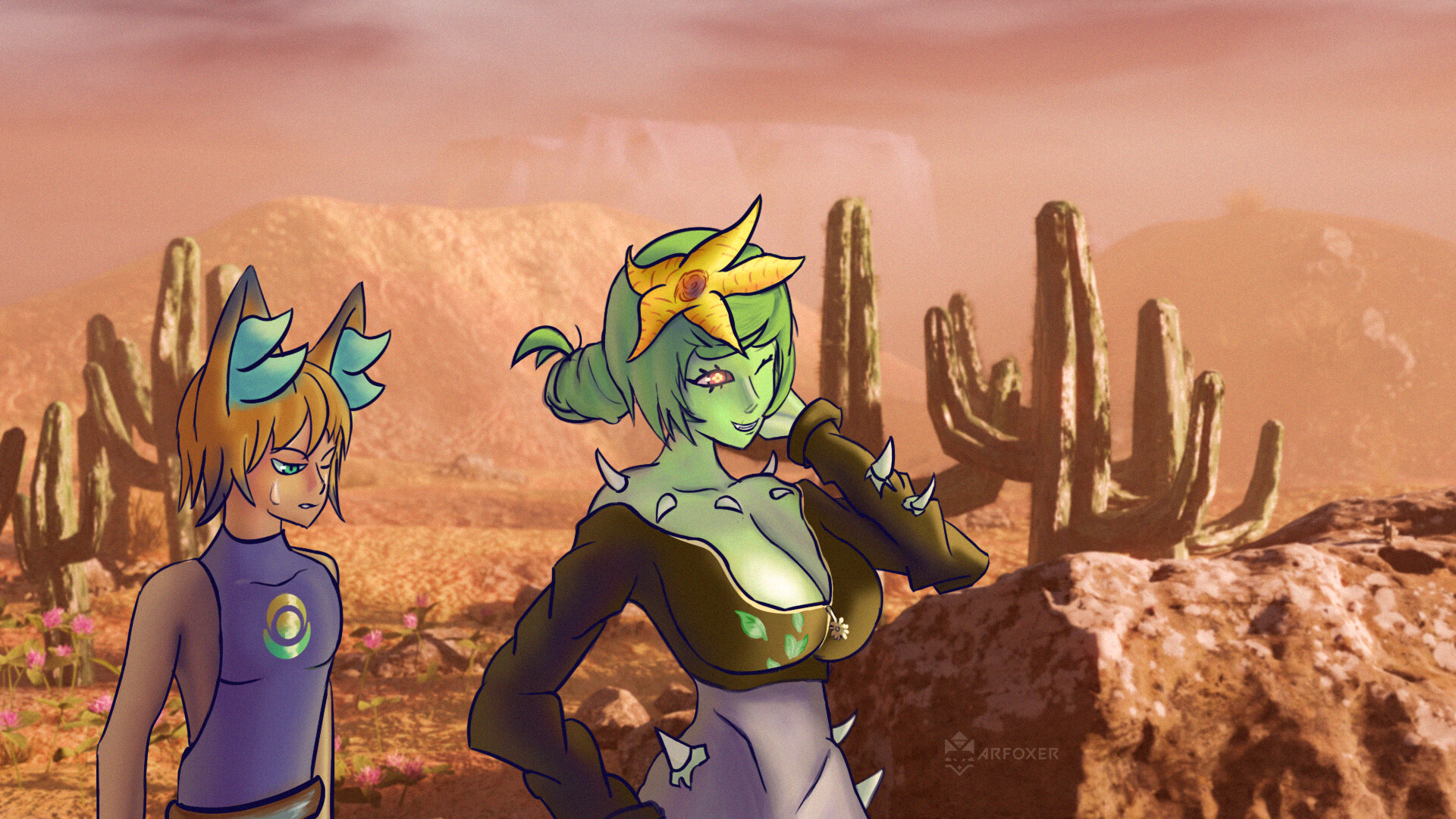 ArtStation - Cactus Girl