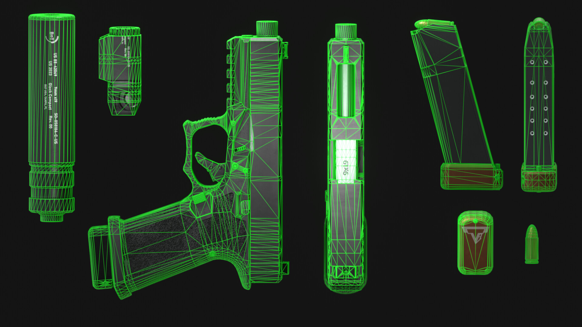 Hao Liu - Custom Glock 19/Polymer80 Build