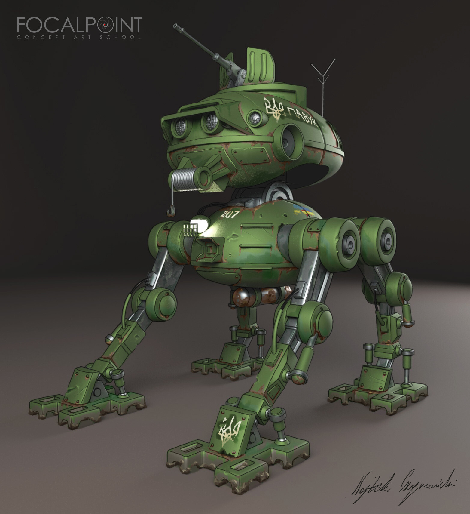 ArtStation - Scout mech