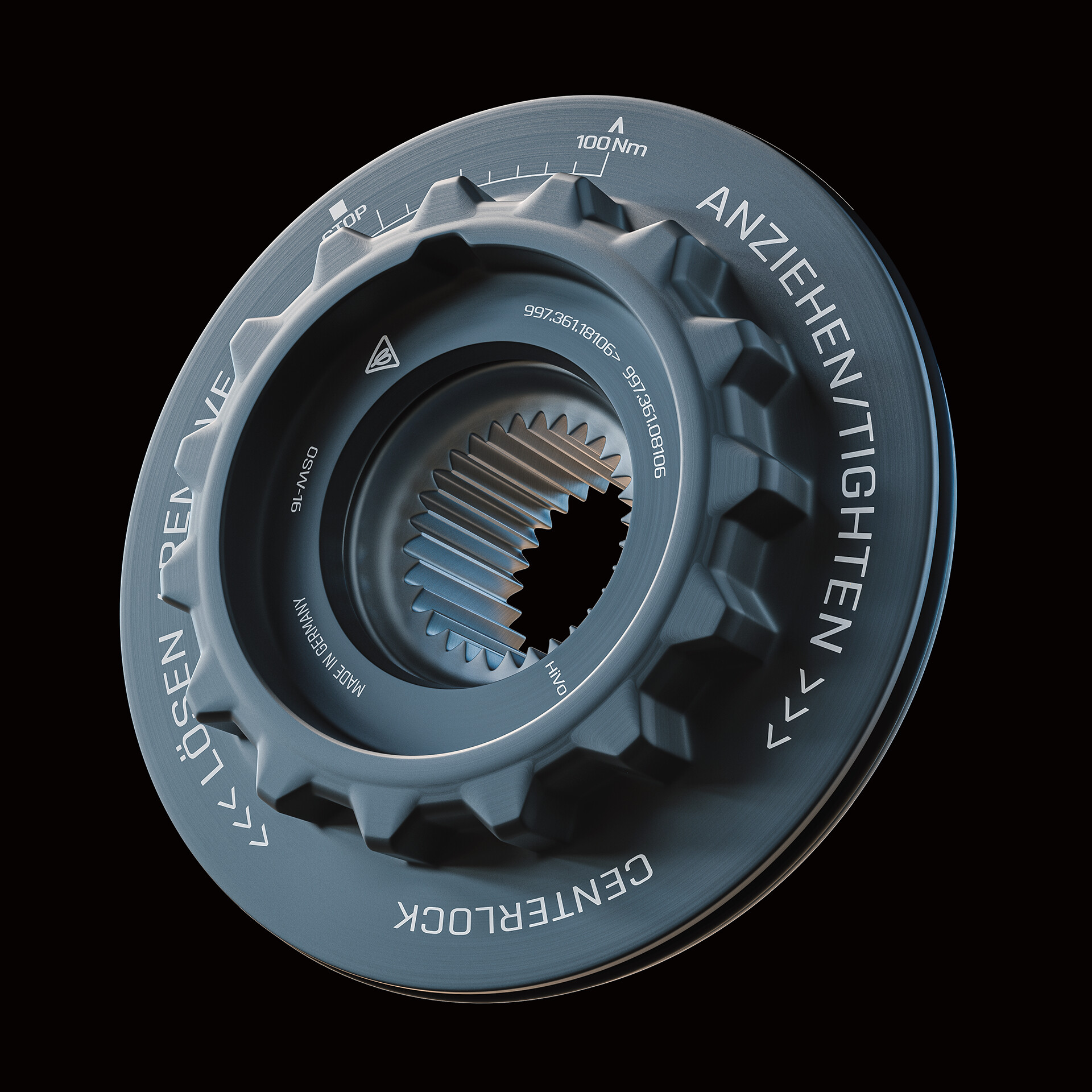 ArtStation - Porsche Center Lock Nut