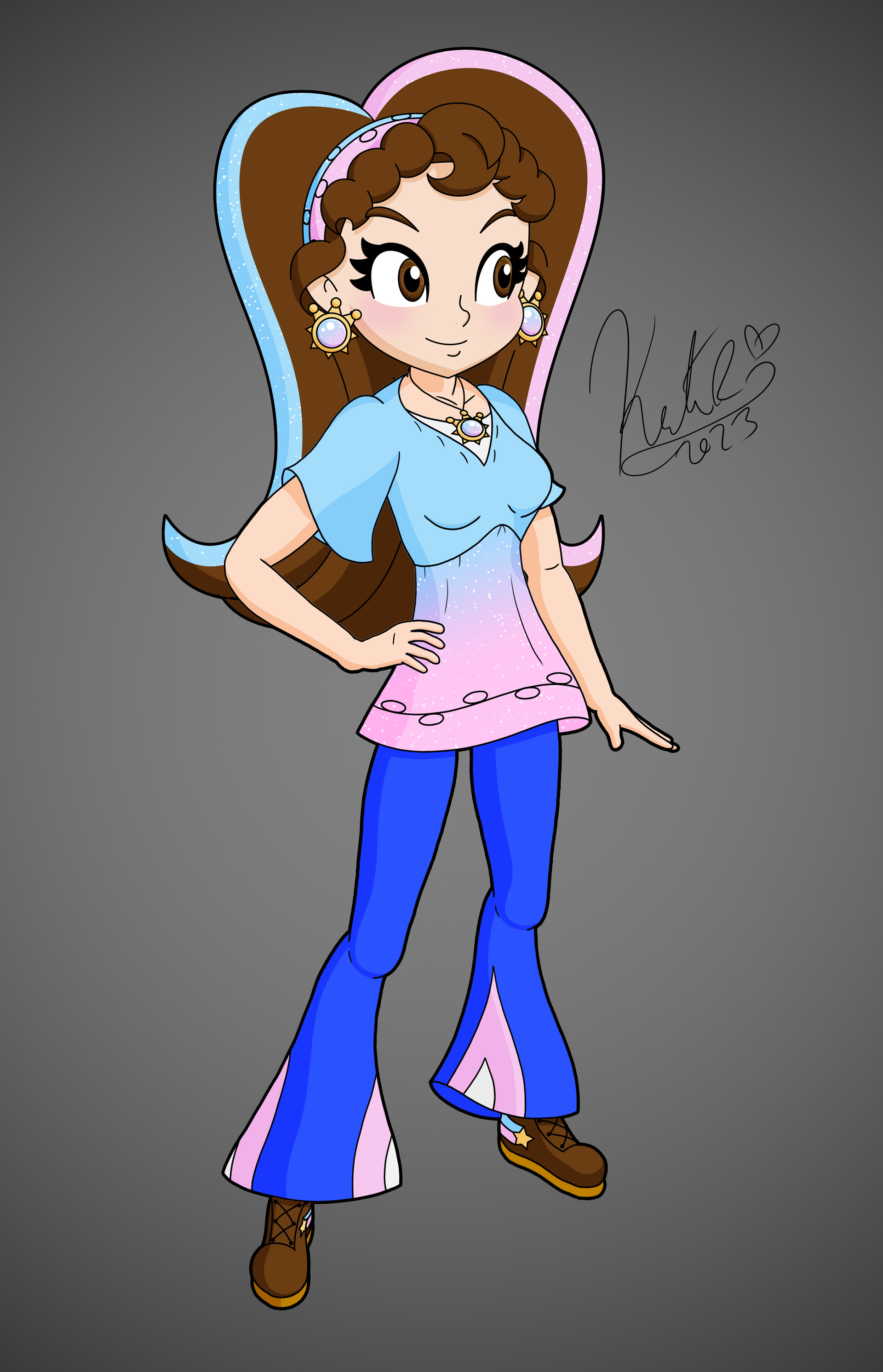 Kathryn Raccuglia - Super Mario Bros.: Danielle Corona: Dana Key Art Idle