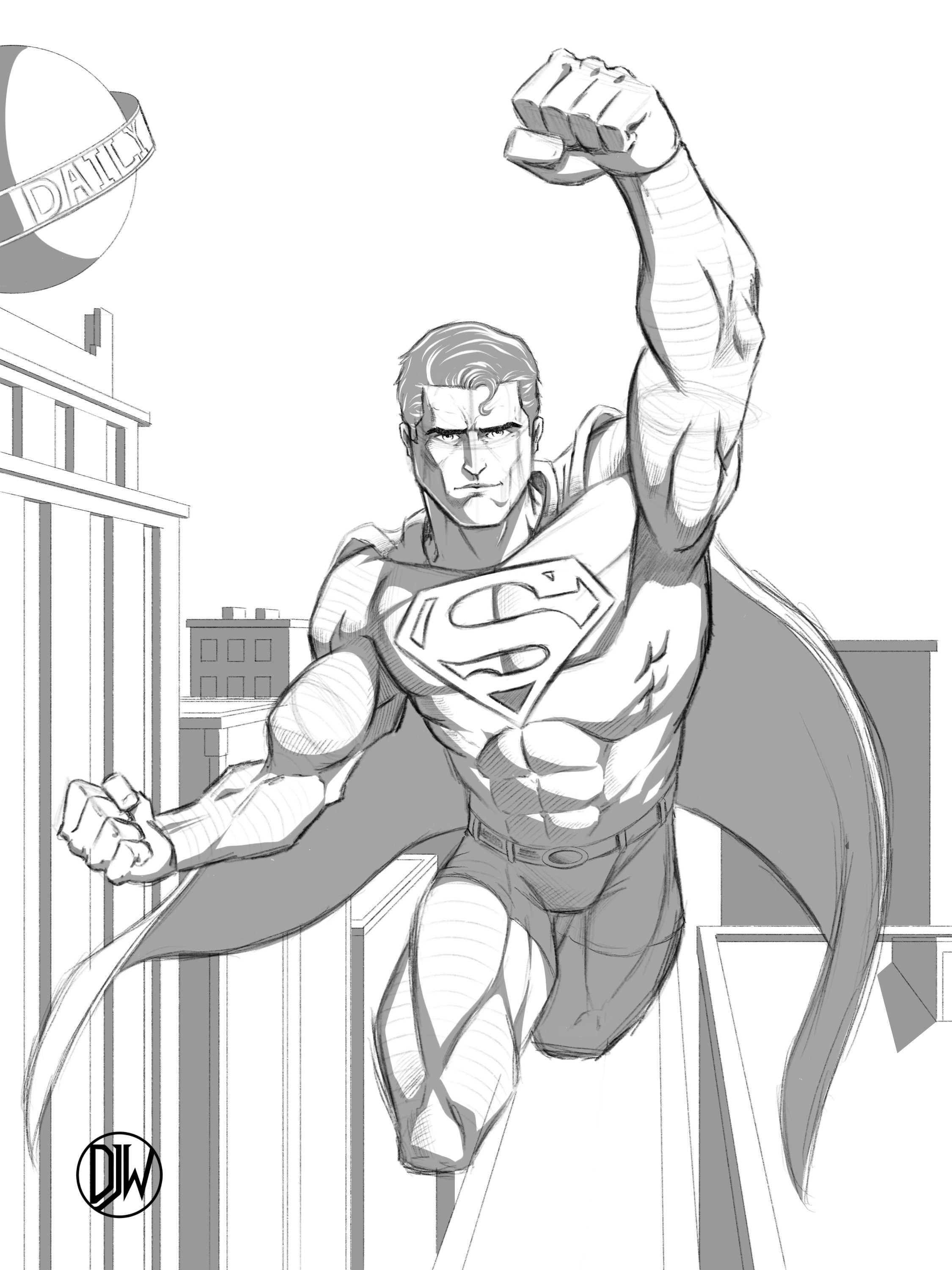 man of steel coloring pages