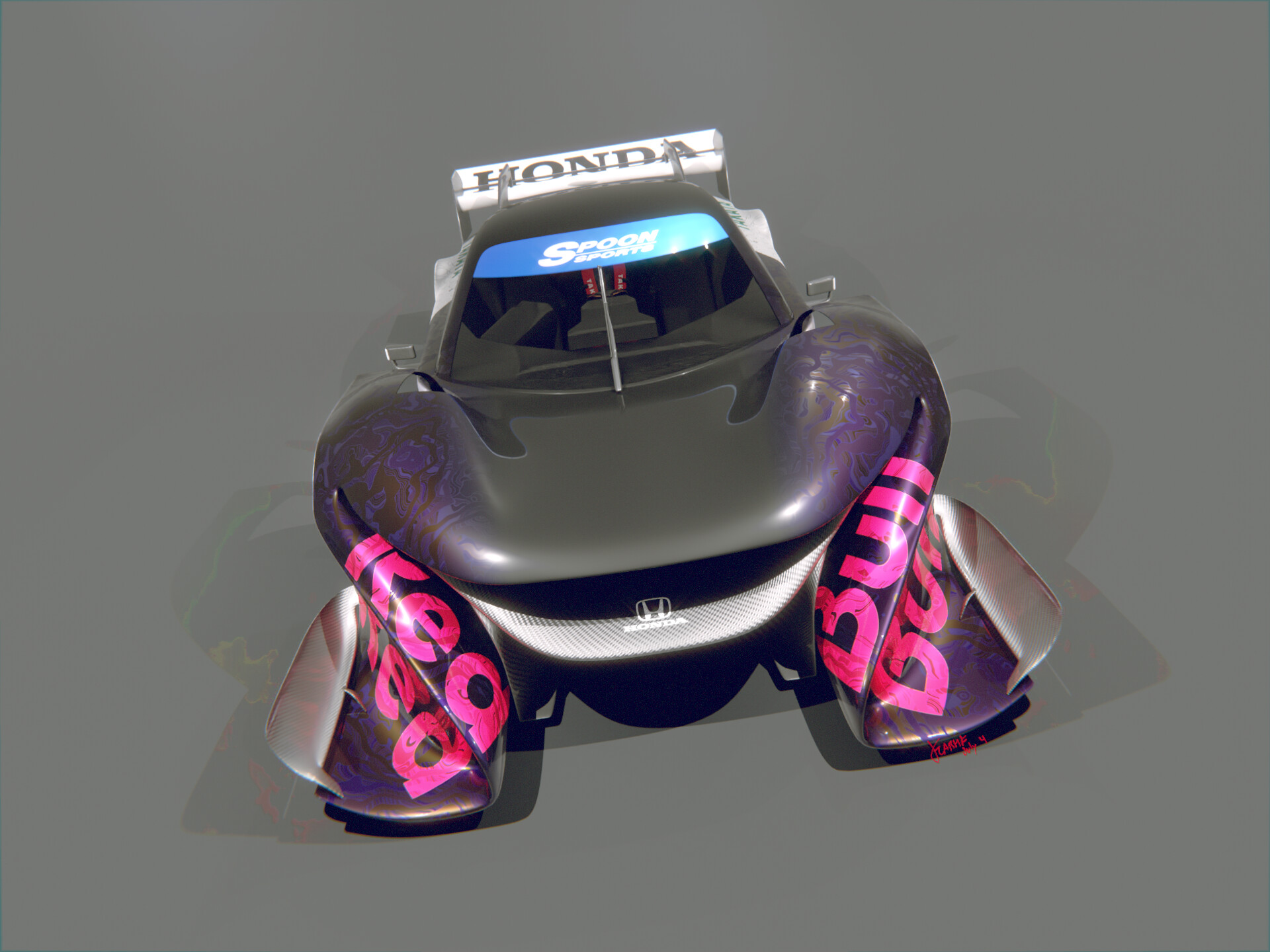 ArtStation - #12 Time Attack FK8 Civic