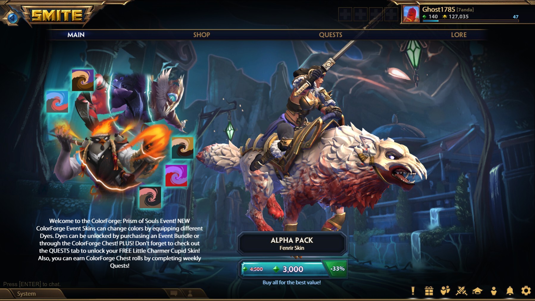 ArtStation - Color Forge - UI Design