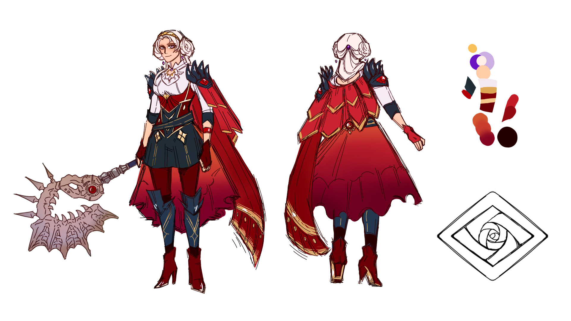 ArtStation - Fire Emblem X Genshin Redesigns (Part 2)