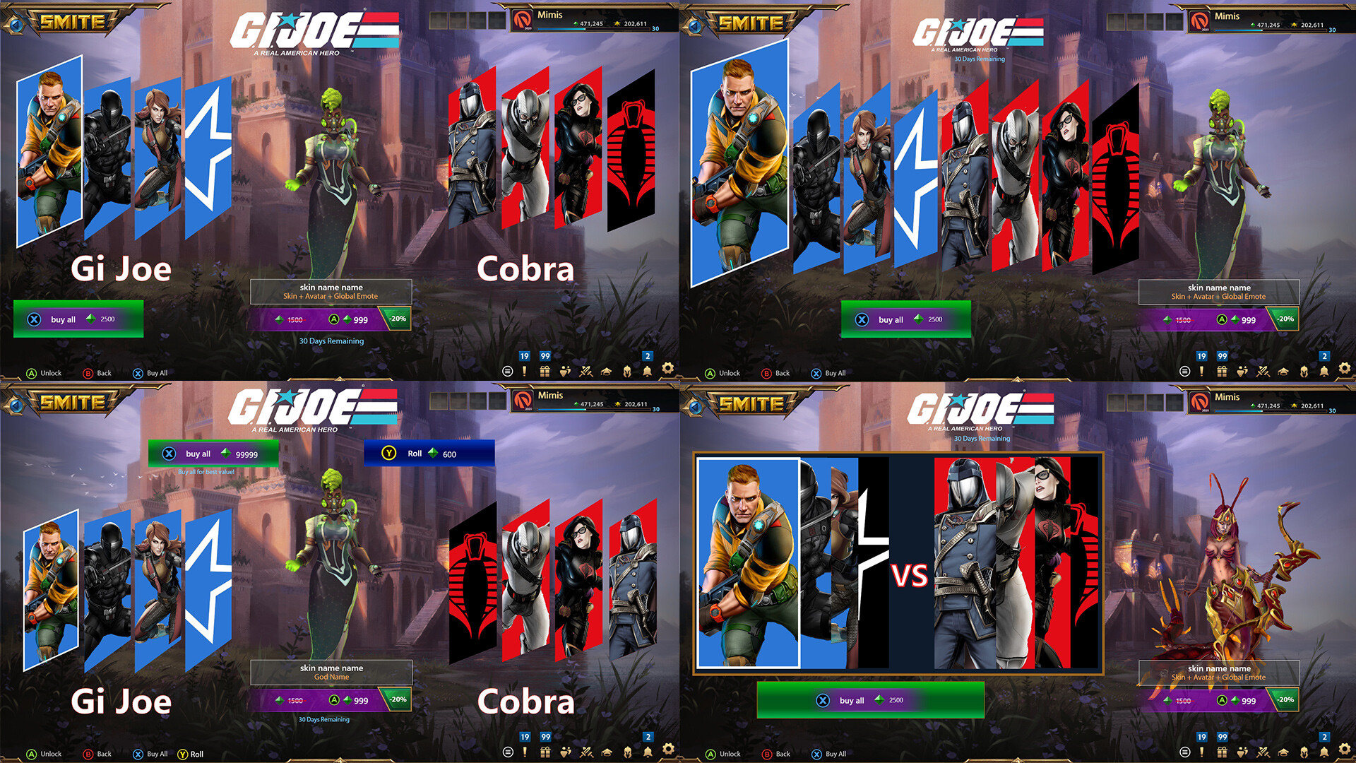 Reilly Gray - SMITE Crossover Event - GI Joe