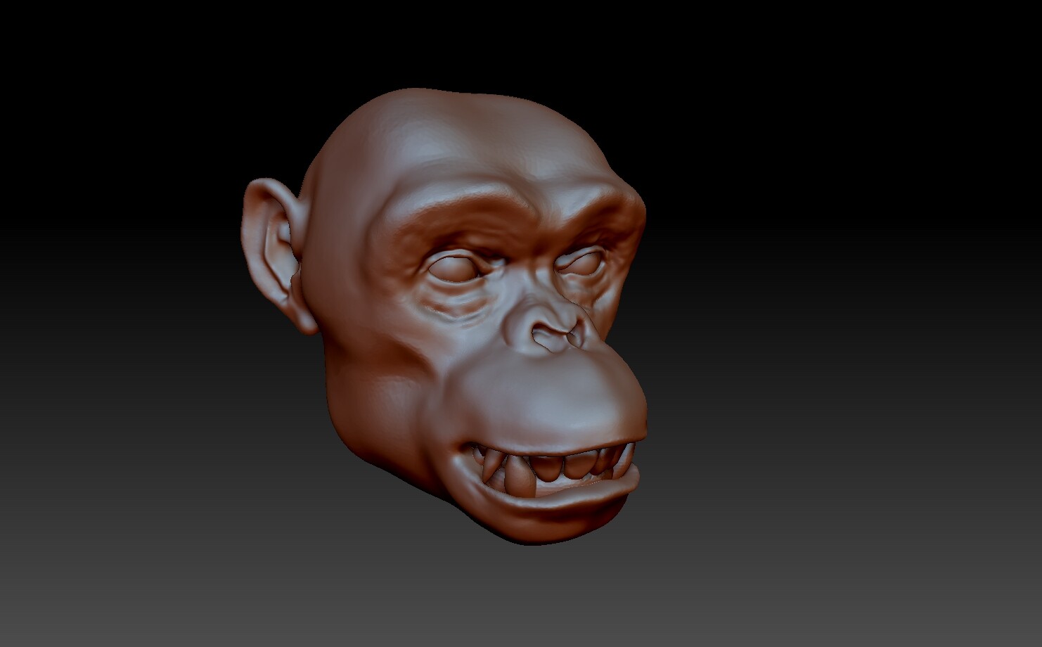 ArtStation - Studies in Realism - Chimpanzee