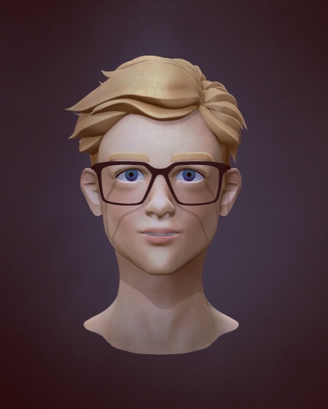 ArtStation - Stylized head