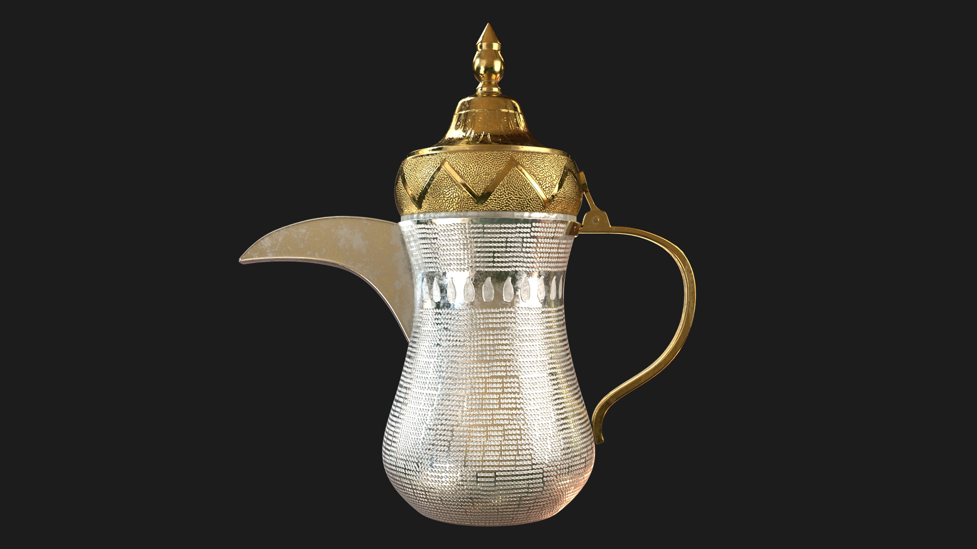 ArtStation - Arabic Coffee Pot 3D