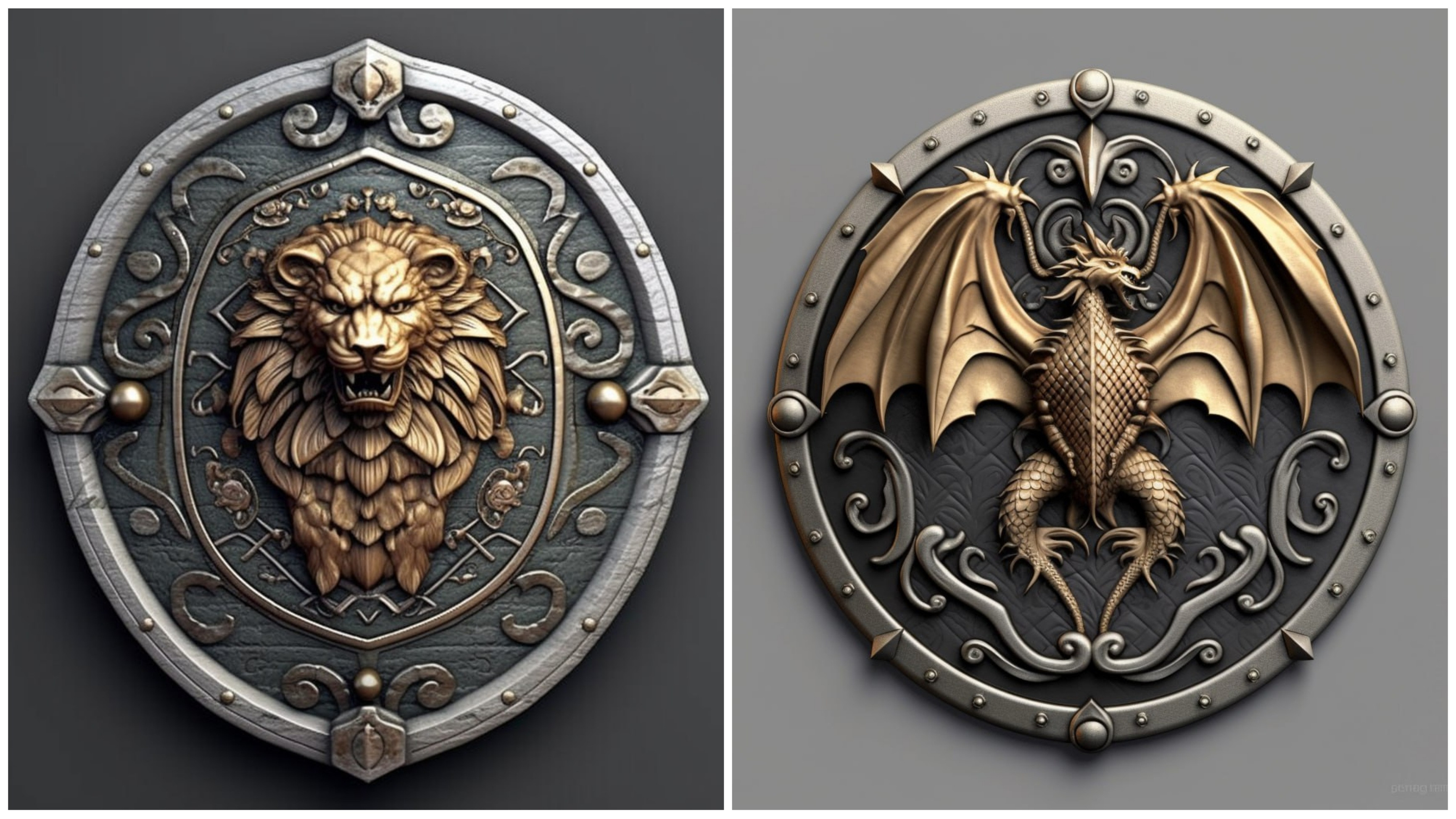 Concept Art - +250 Medieval Shield Concept (4k)