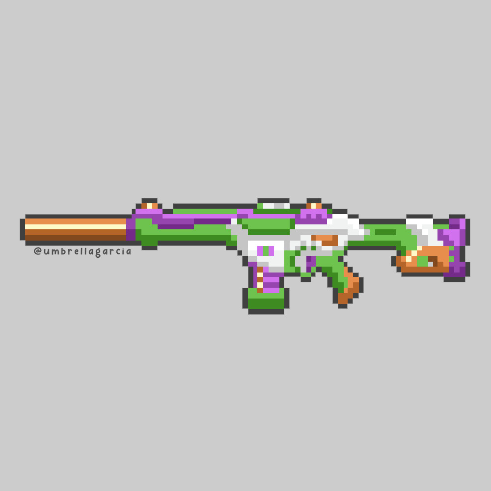 ArtStation - Valorant BlastX Phantom Pixel Art | 06/12/23