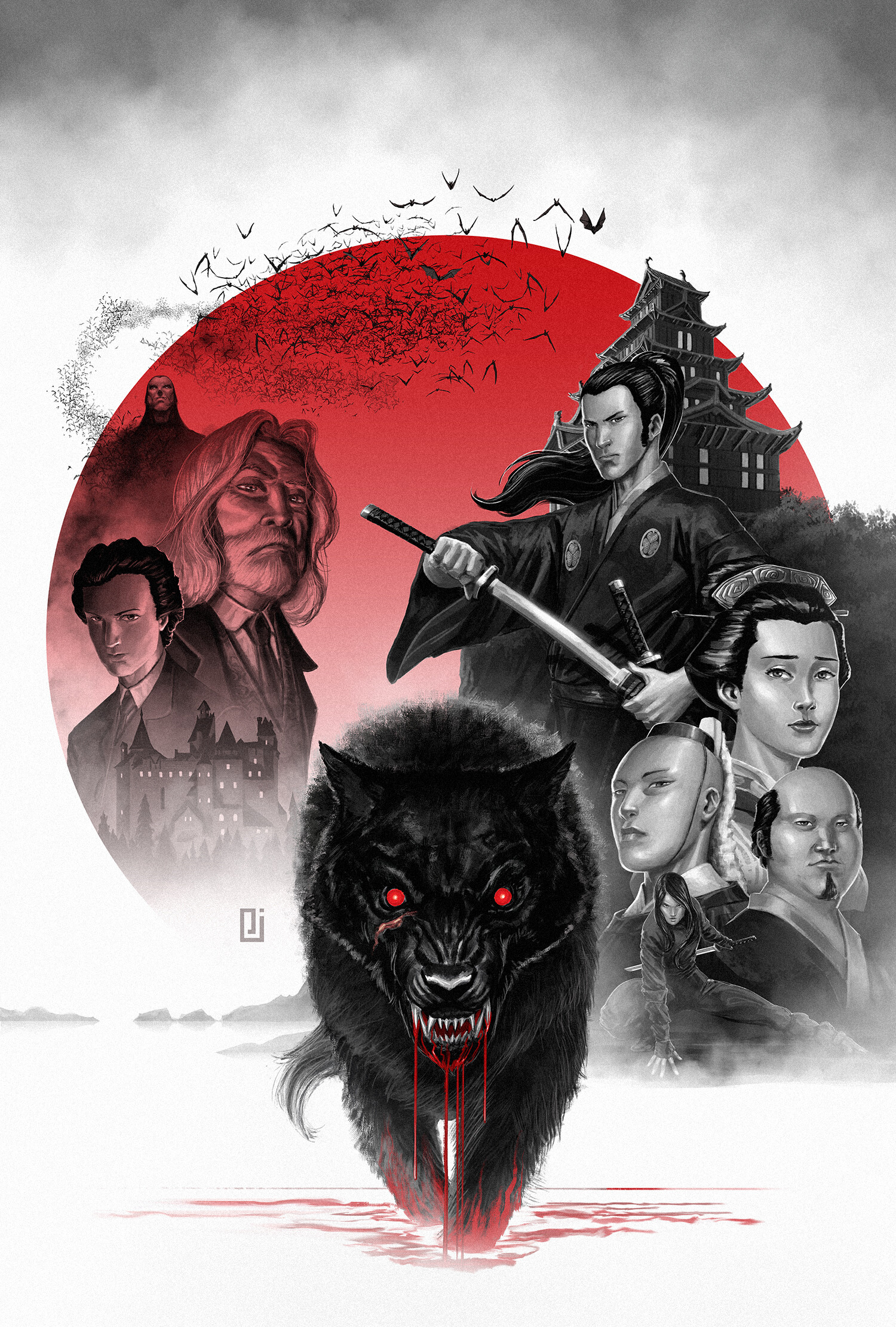 ArtStation - Dracula Rising Sun