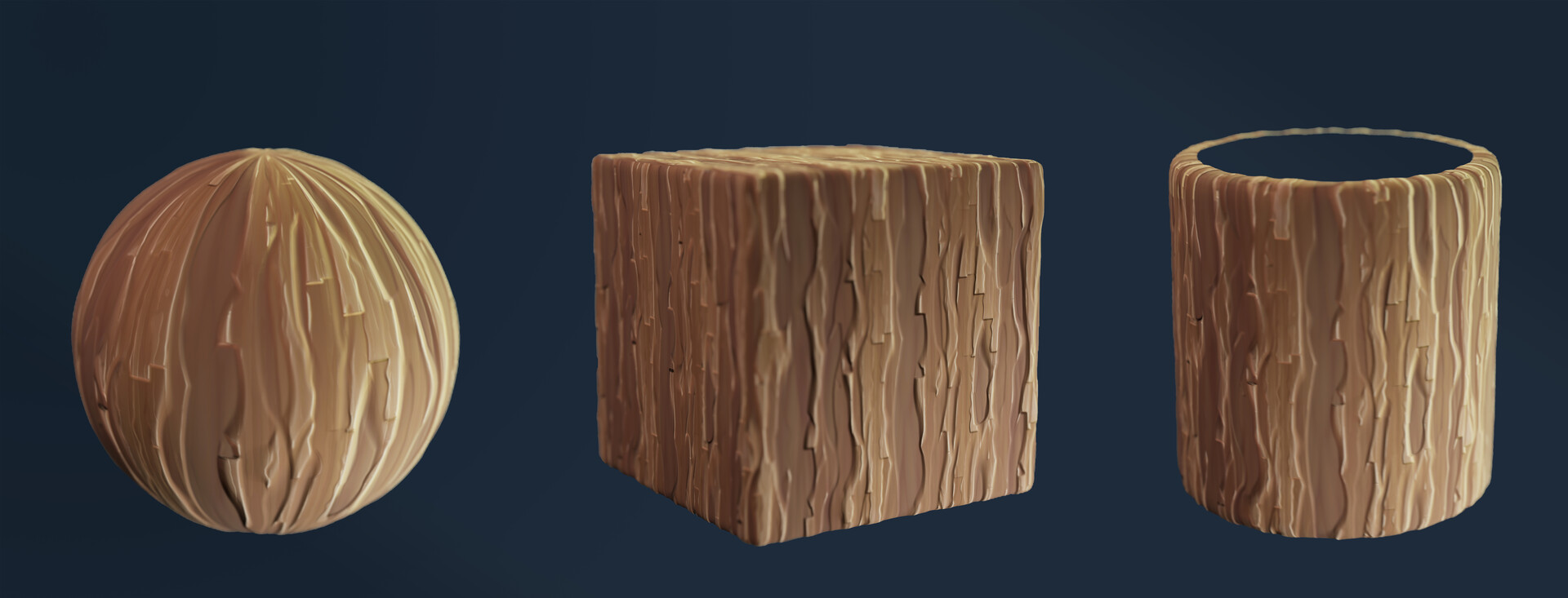 Soumyashri Mishra - Stylized Tree Bark Procedural Material