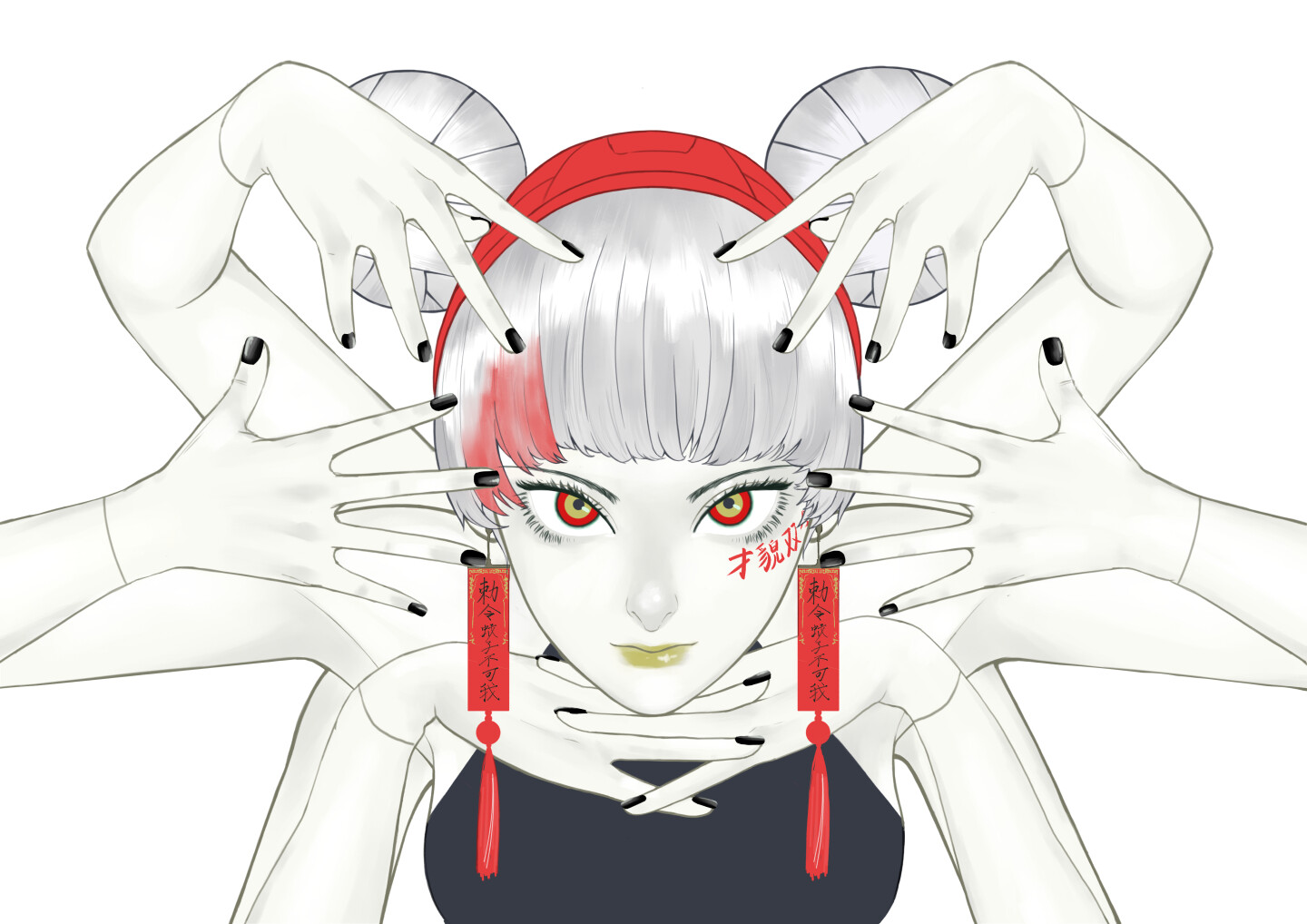ArtStation - chinese style multiple arm android