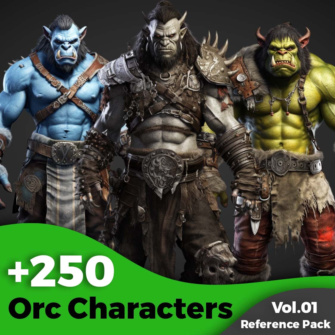 ArtStation - +250 Orc Character Concept (4k)