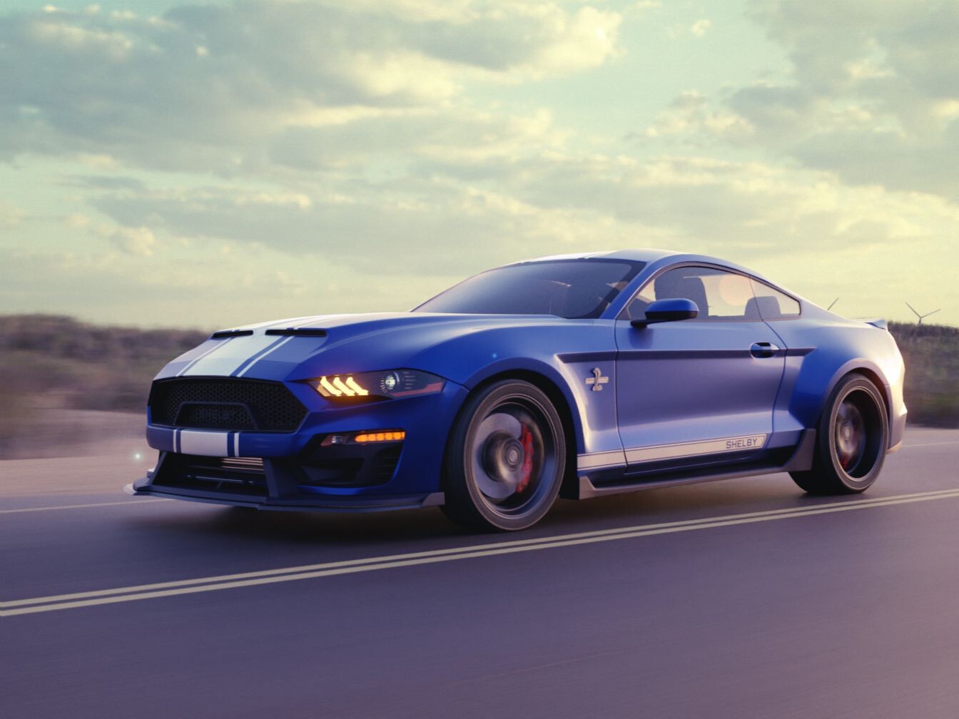 ArtStation - 2020 Shelby Super Snake full cg animation