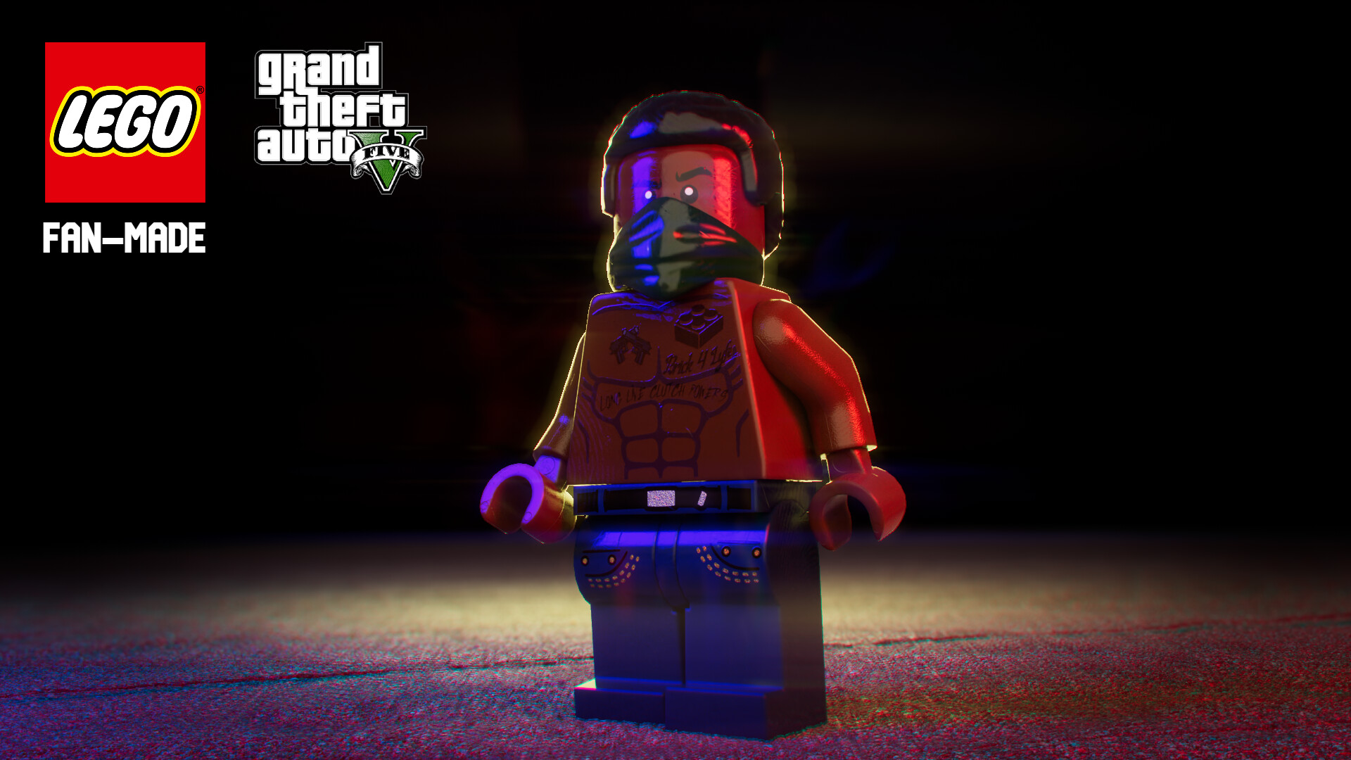 ArtStation - LEGO GTA V - WIP: FRANKLIN