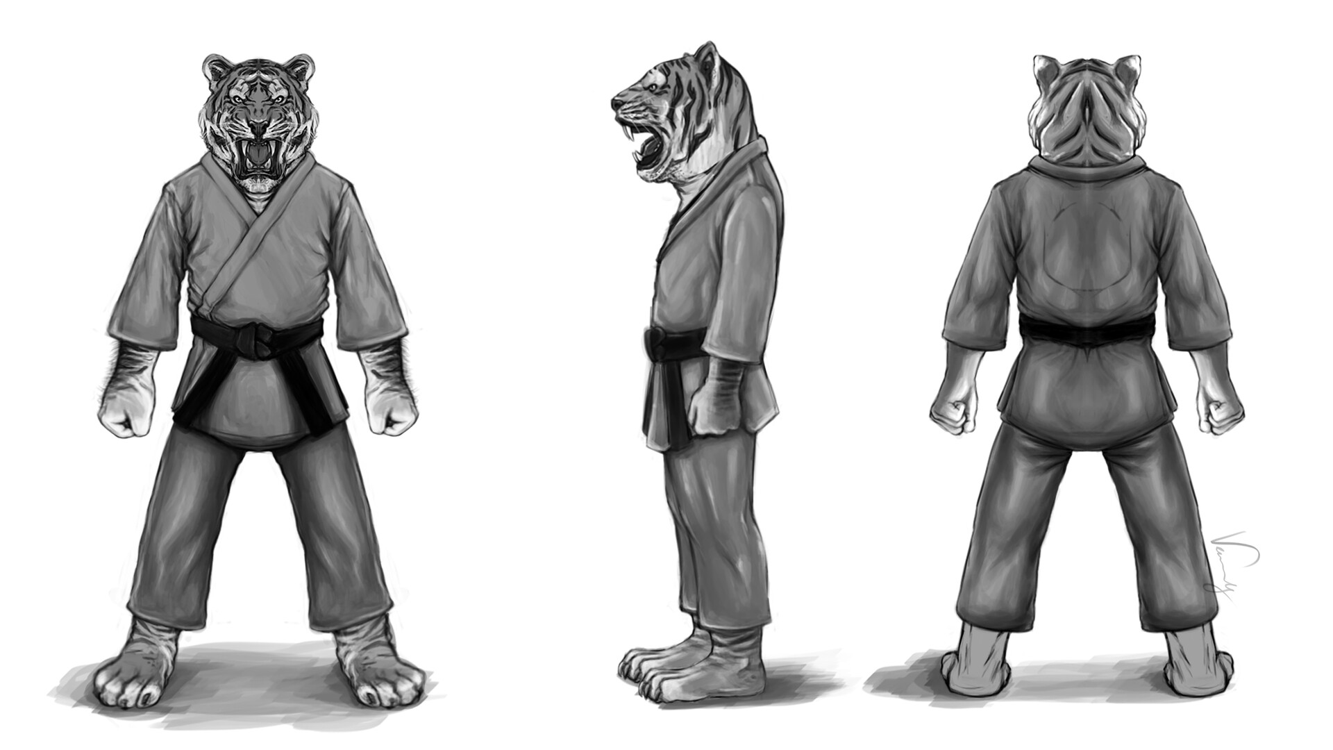 ArtStation - Kaiger - Character Turnaround Sheet