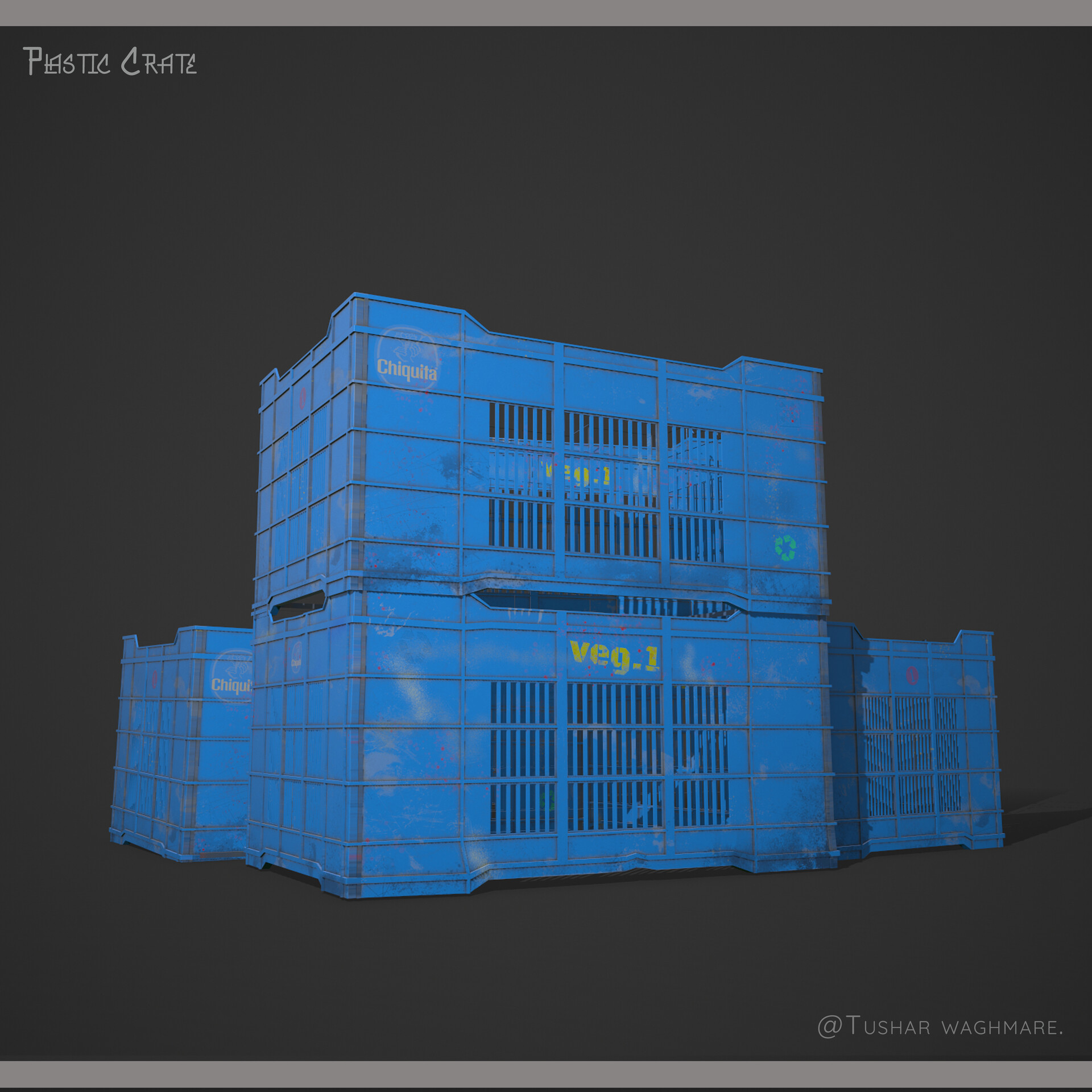 ArtStation - Plastic Crate