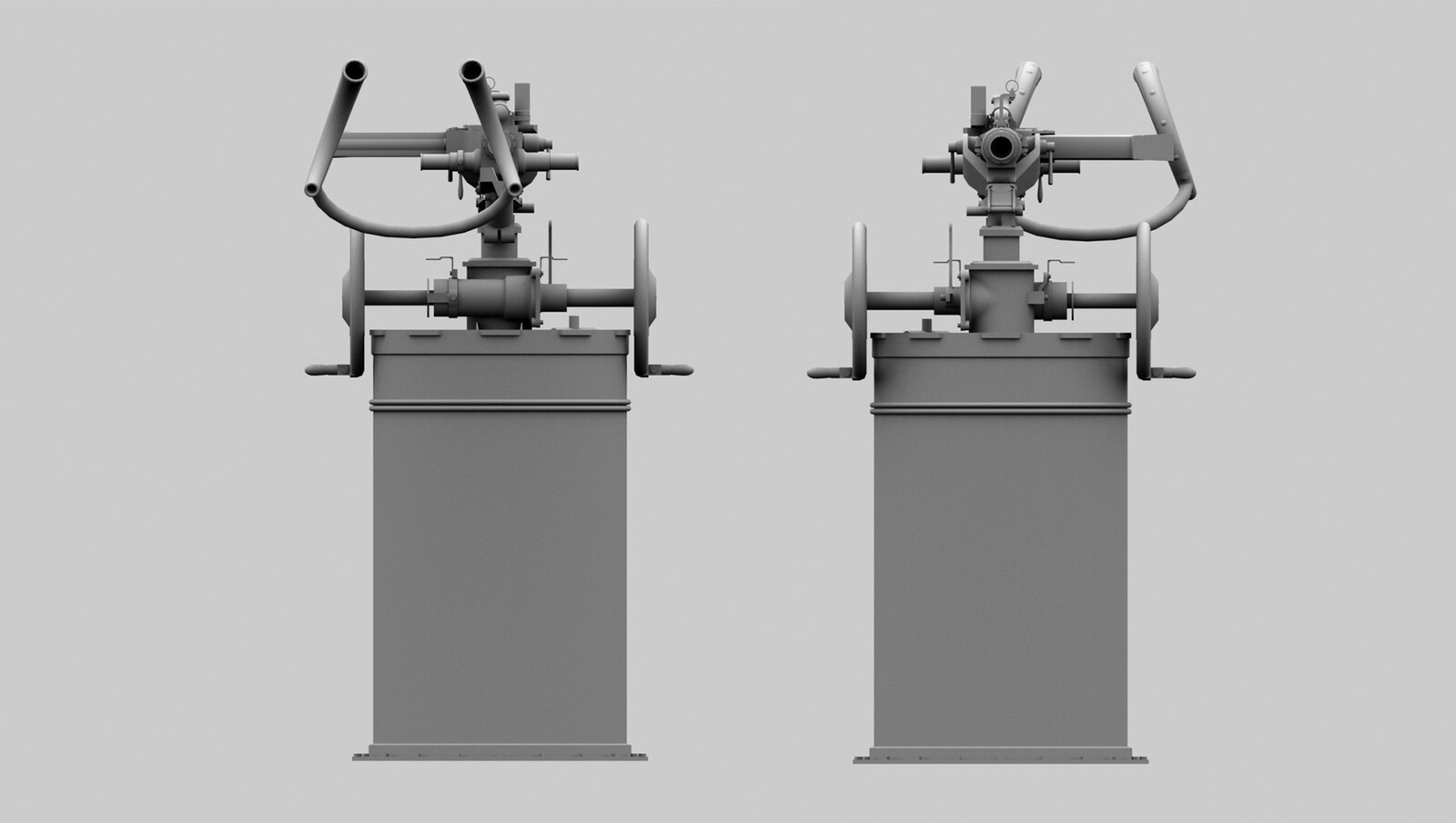 Barbu Gabriel - 20 mm Flak 30 in Sockellafette 30