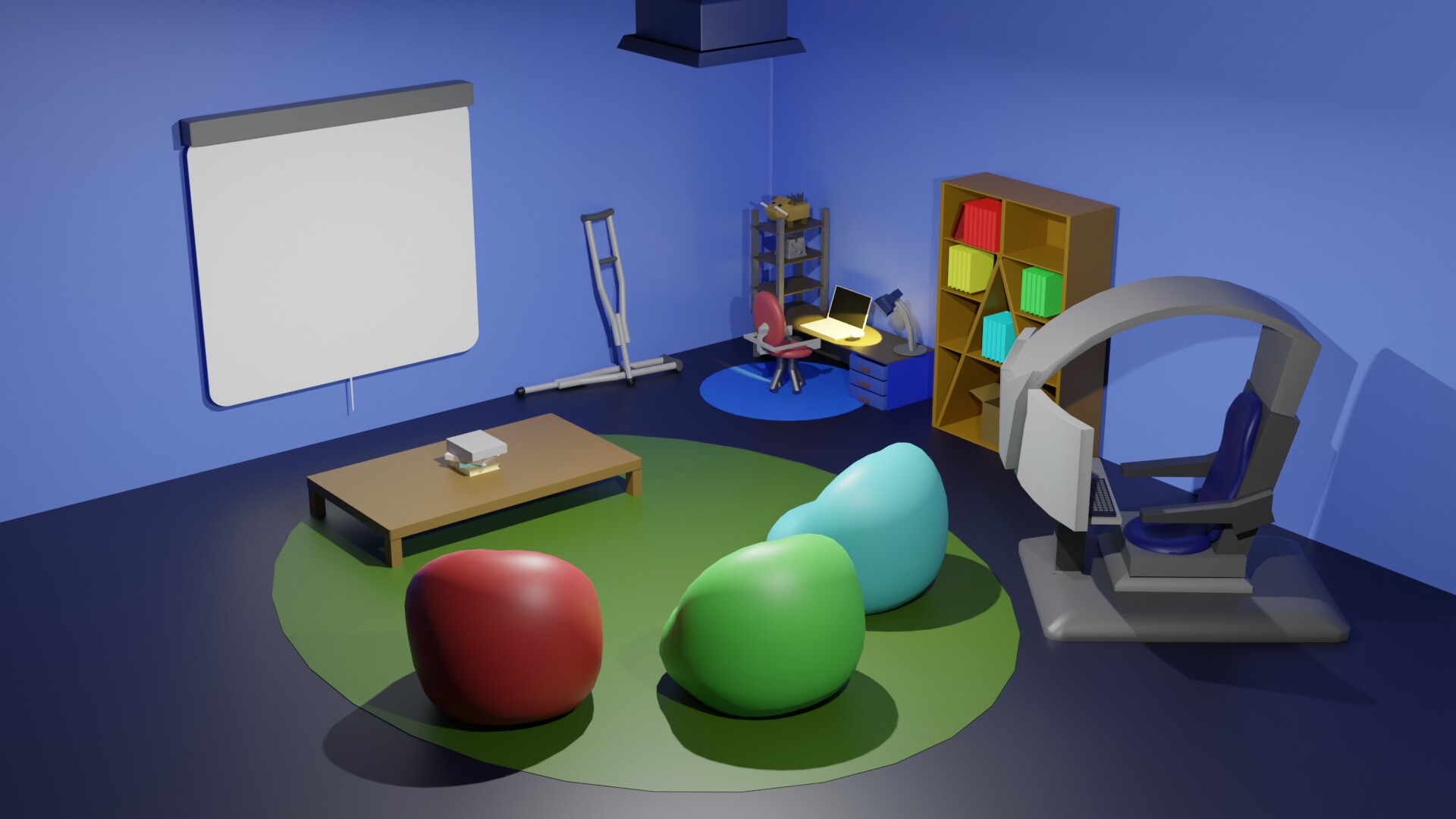 ArtStation - Low Poly Room Design