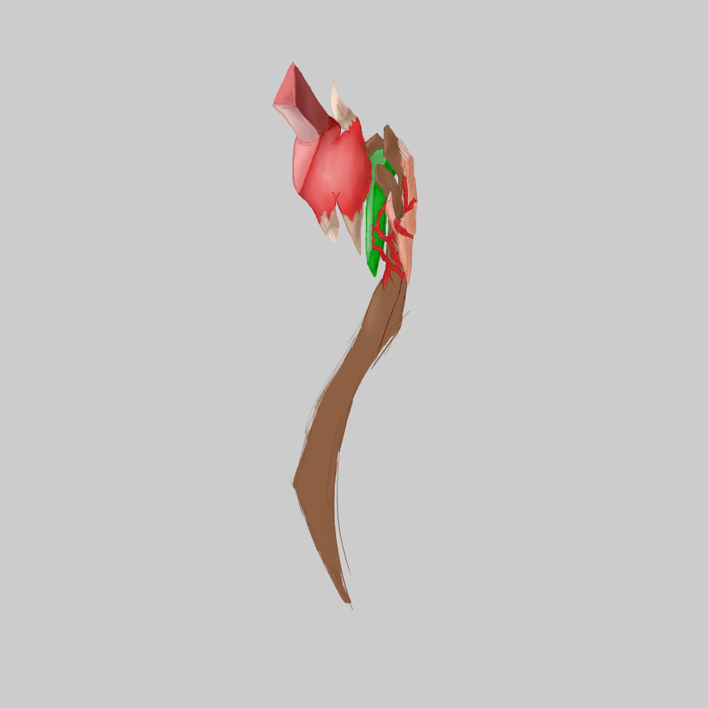 ArtStation - Demon Heart Staff